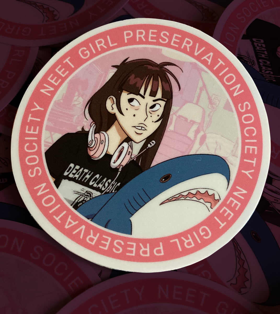 NEET Girl Preservation Society - Sticker – Hitsuji Goods