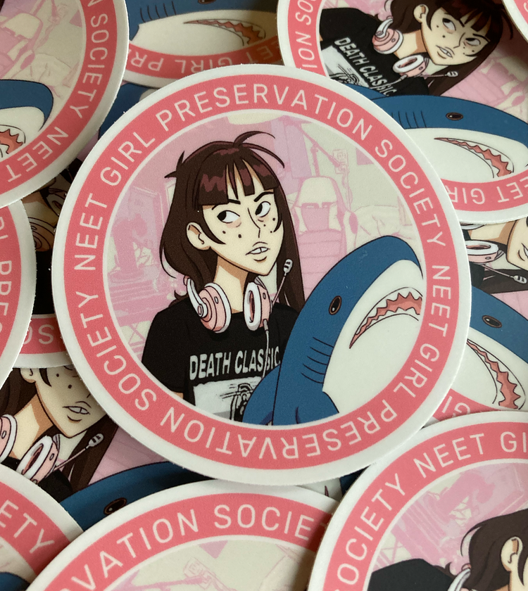 NEET Girl Preservation Society - Sticker – Hitsuji Goods